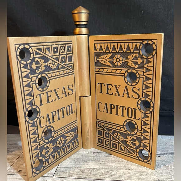 Accents | State Of Texas Bookend Replica Door Hinge Bronze Tone | Poshmark